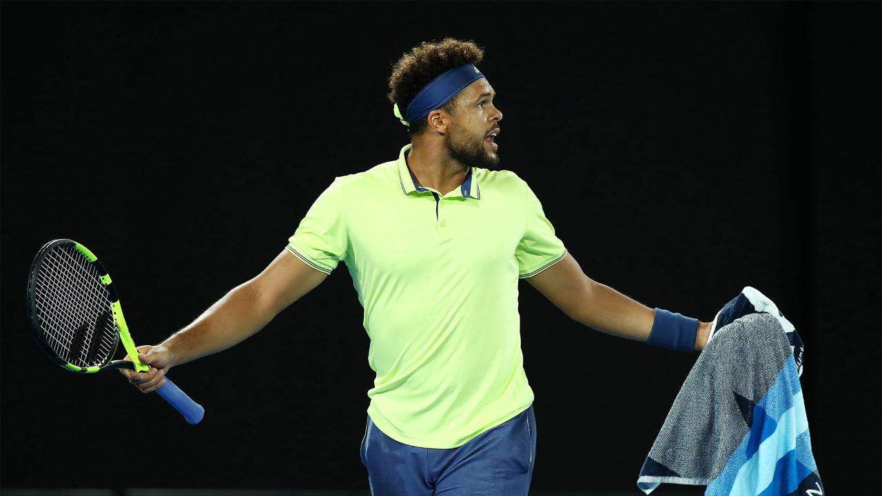 Not happy Tsonga | AO