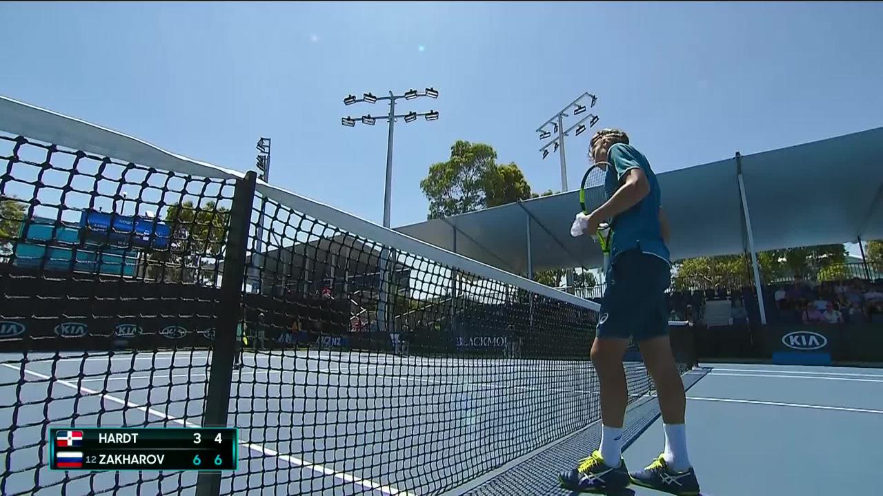 Nick Hardt v Alexey Zakharov match highlights (2R | AO