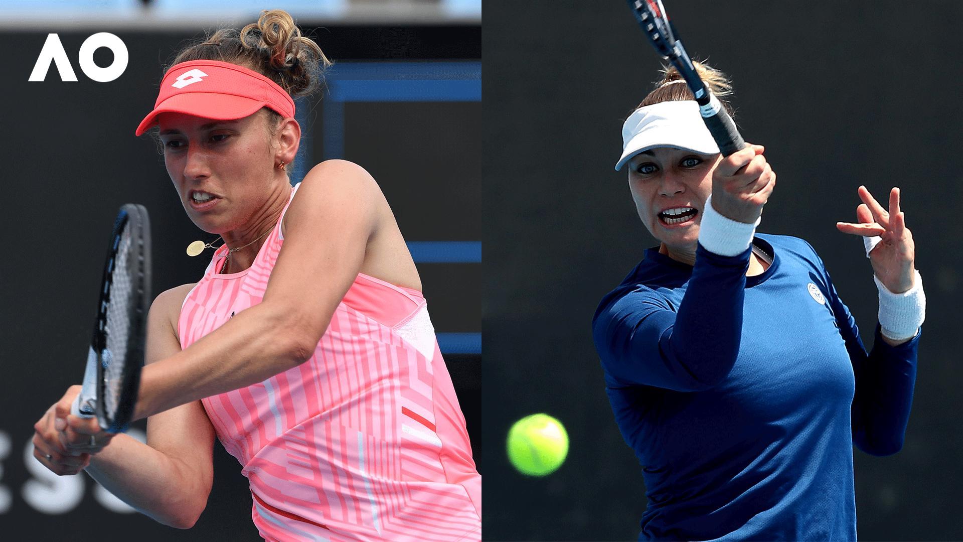 Elise Mertens vs Vera Zvonareva Match Highlights (1R) | Australian Open ...