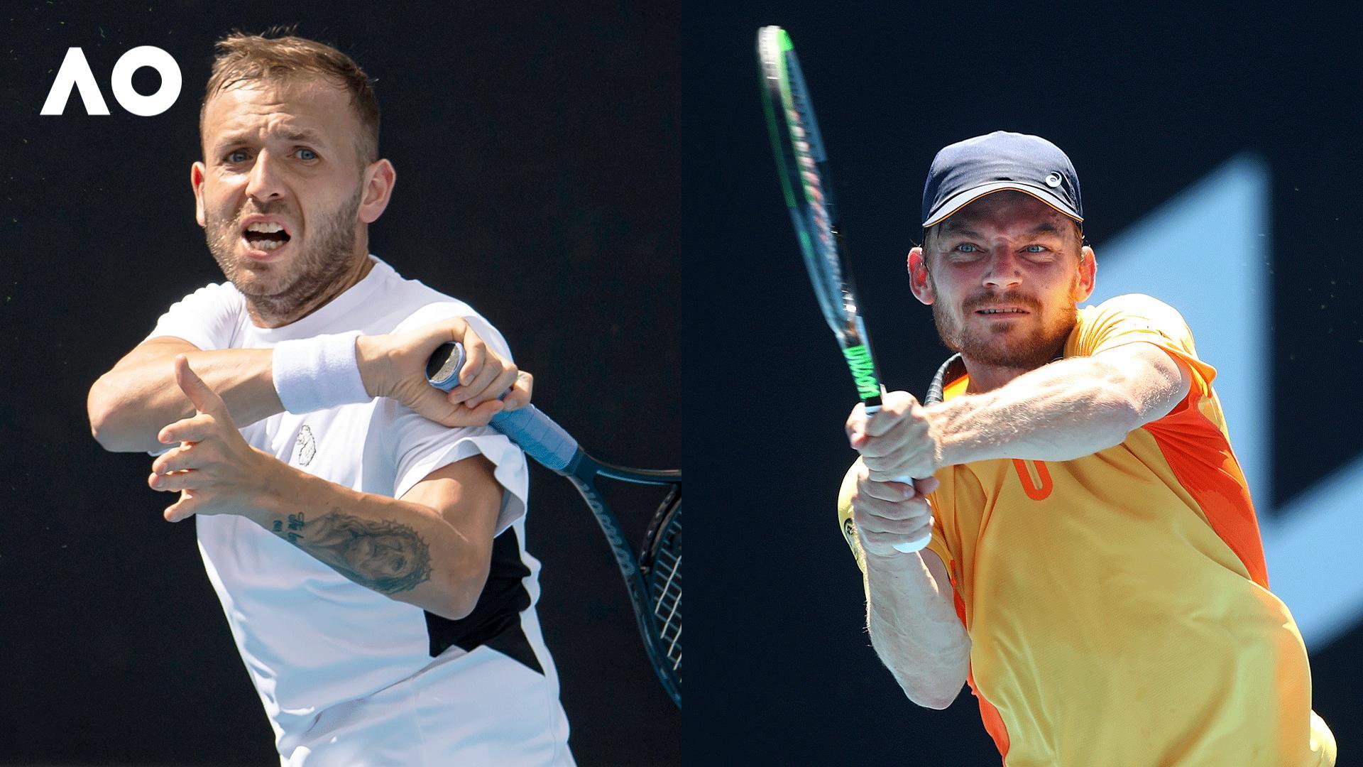 Daniel Evans vs David Goffin Match Highlights (1R) | Australian Open ...