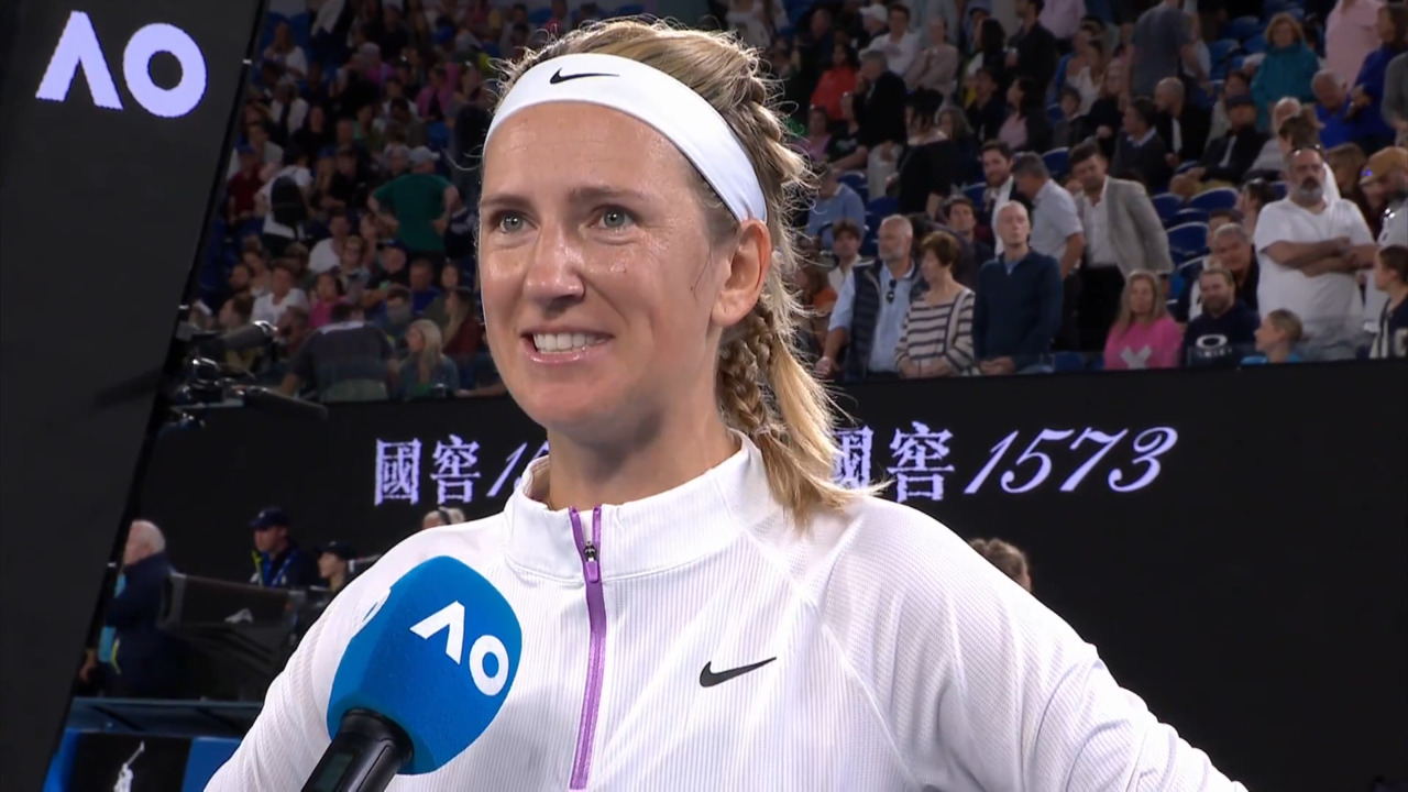 Victoria Azarenka On-Court Interview | Australian Open 2023 Third Round ...