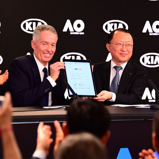 Kia extends partnership with AO | Australian Open