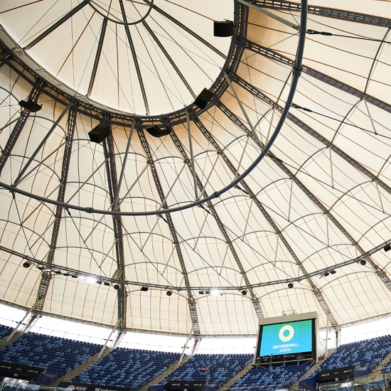 Summer of tennis nearing as Ken Rosewall Arena roof unveiled ...