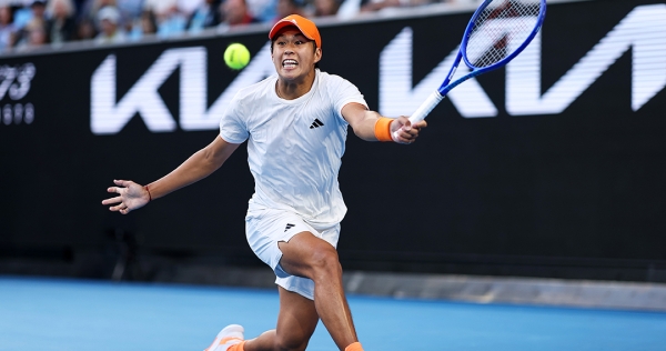 Tien all grown up after mauling of Medvedev at AO 2026 | AO