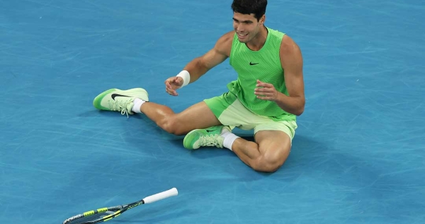Alcaraz survives Zverev in longest AO semifinal to reach first final in ...