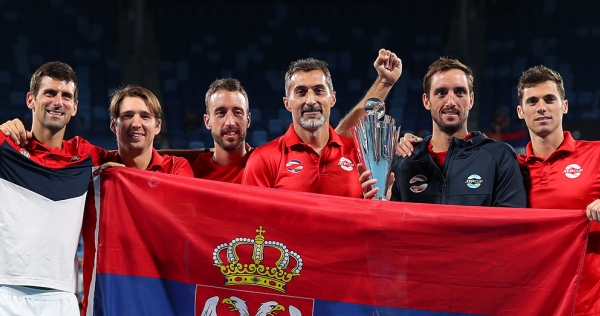 Djokovic leads Serbia to victory at inaugural ATP Cup | AO