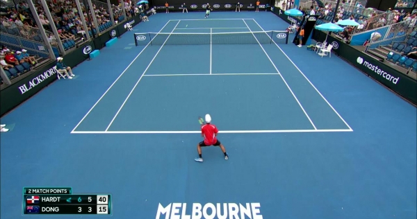 Nick Hardt v Chen Dong match highlights (1R) | AO