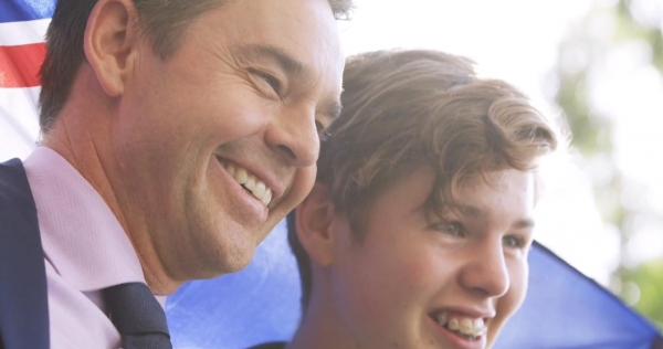 Proud dad: Beau Woodbridge to perform national anthem | AO