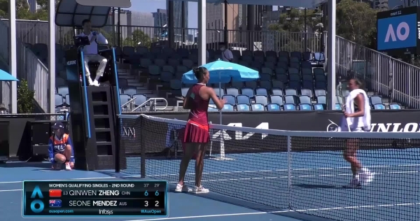 Qinwen Zheng vs Seone Mendez Match Highlights (2R) | Australian Open ...