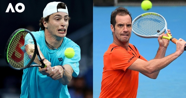Ugo Humbert vs Richard Gasquet Match Highlights (1R) | Australian Open ...